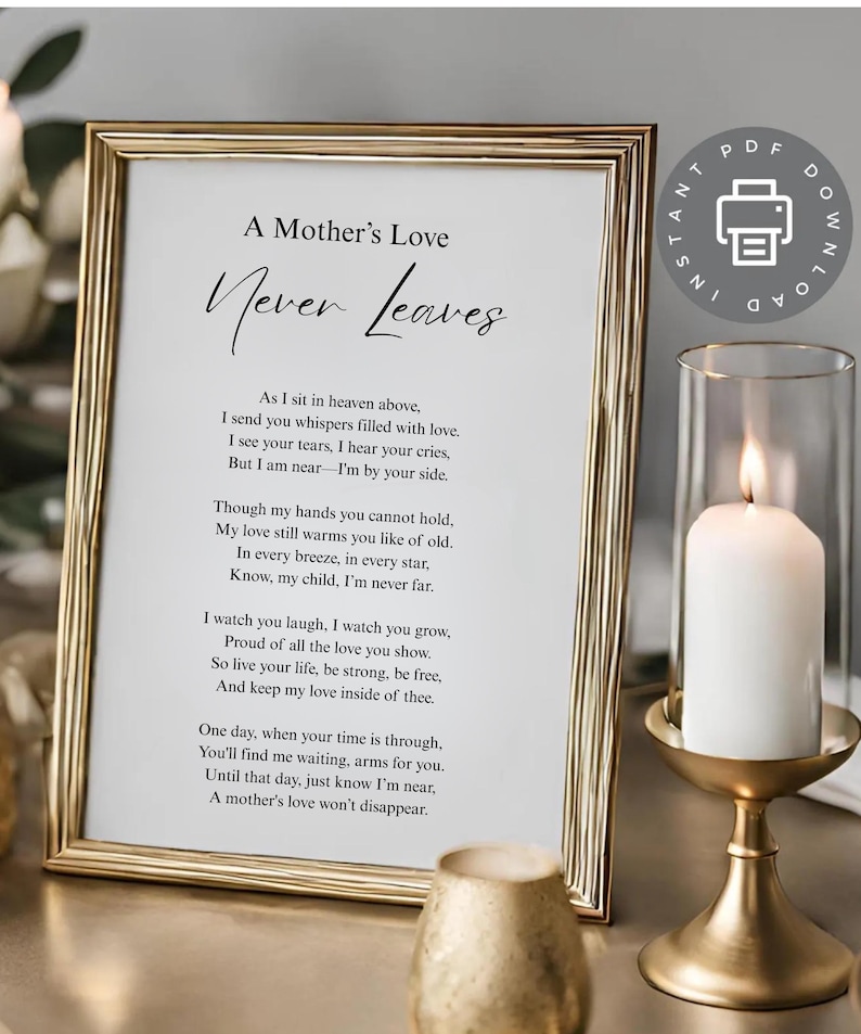 Custom Funeral Poem Celebration of Life Funeral Favor Sign Memorial ...