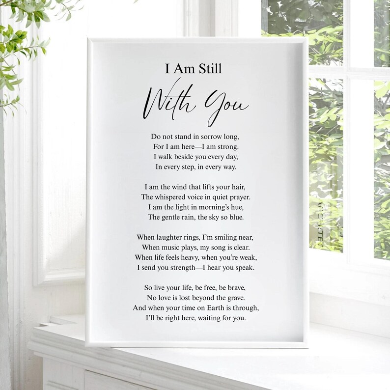 Custom Funeral Poem Celebration of Life Funeral Favor Sign Memorial ...