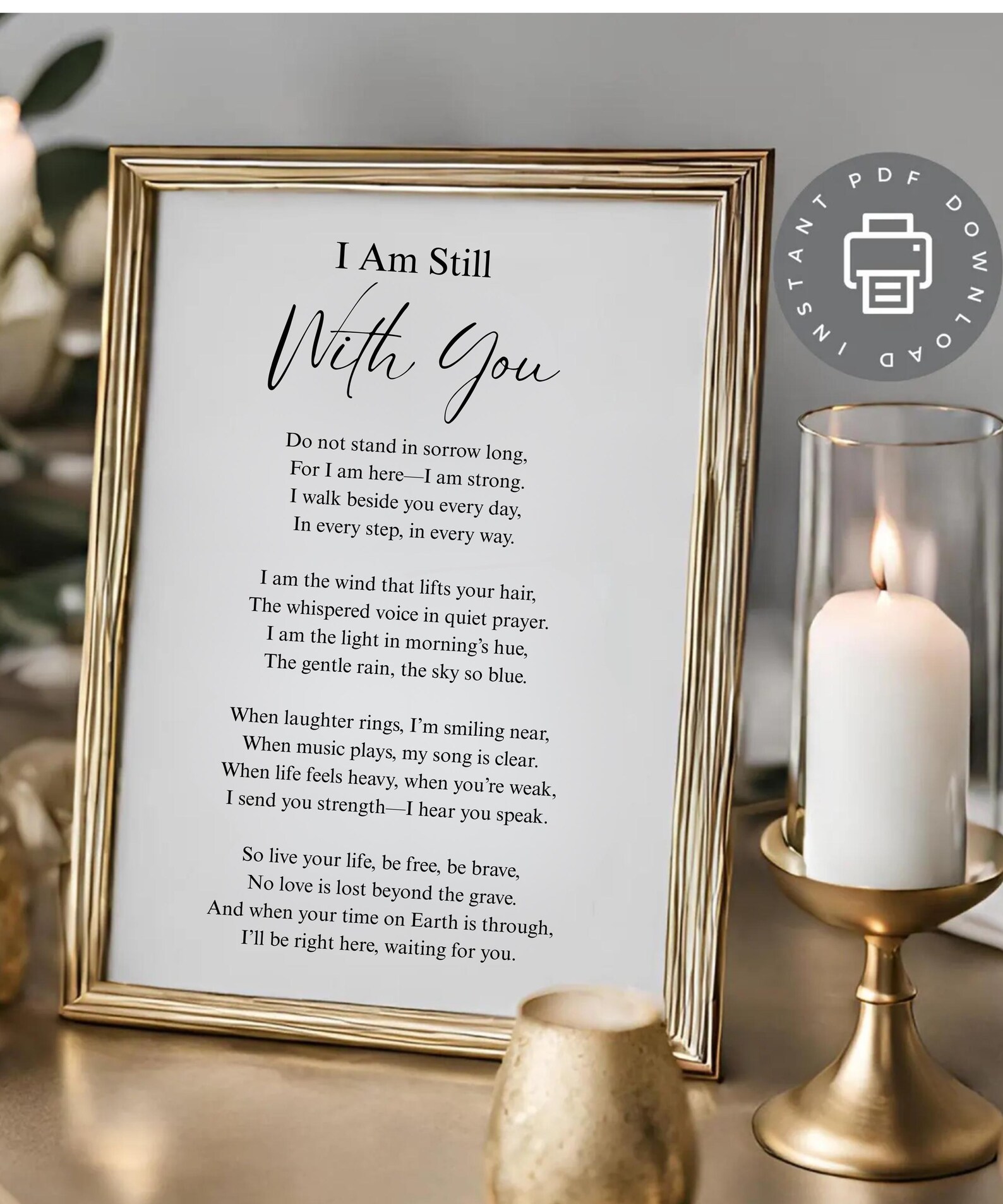 Custom Funeral Poem Celebration of Life Funeral Favor Sign Memorial ...