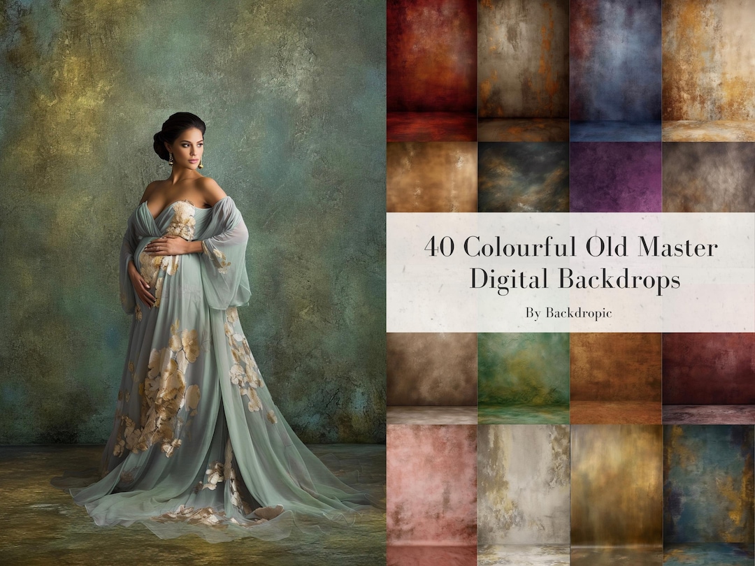 Old Master Backdrop Maternity Digital Background Wedding Backdrop ...