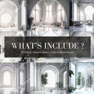 33 Digital White Room Backdrop Wedding Backdrop Digital Download ...