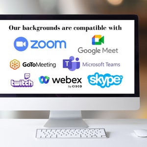 Cozy Zoom Background Office Background Zoom Modern Home Office ...