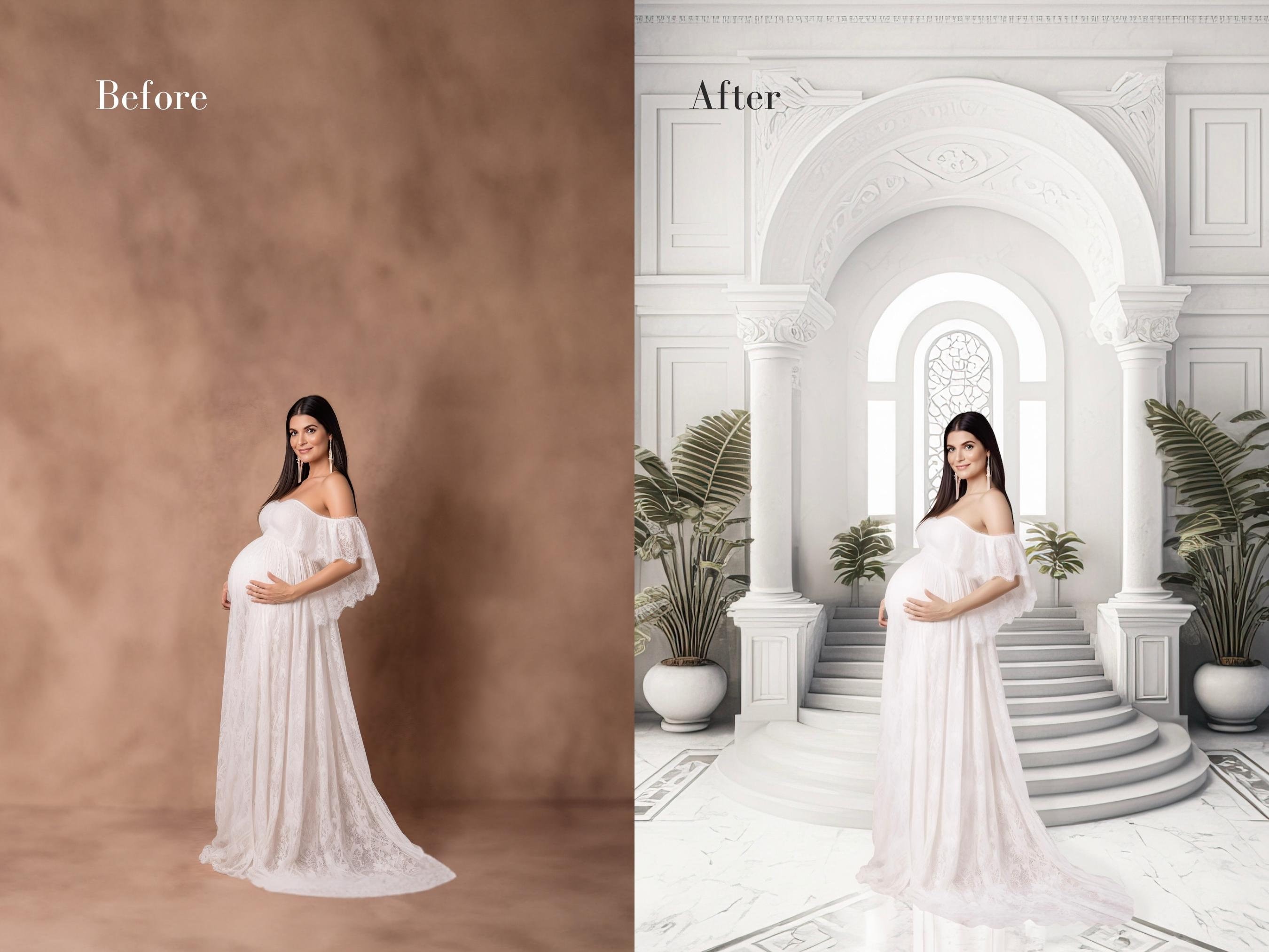 33 Digital White Room Backdrop Overlays Maternity Digital Backdrop ...
