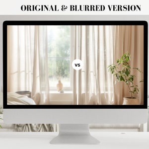 White Curtain Boho Zoom Background Office Zoom Home Office Background ...