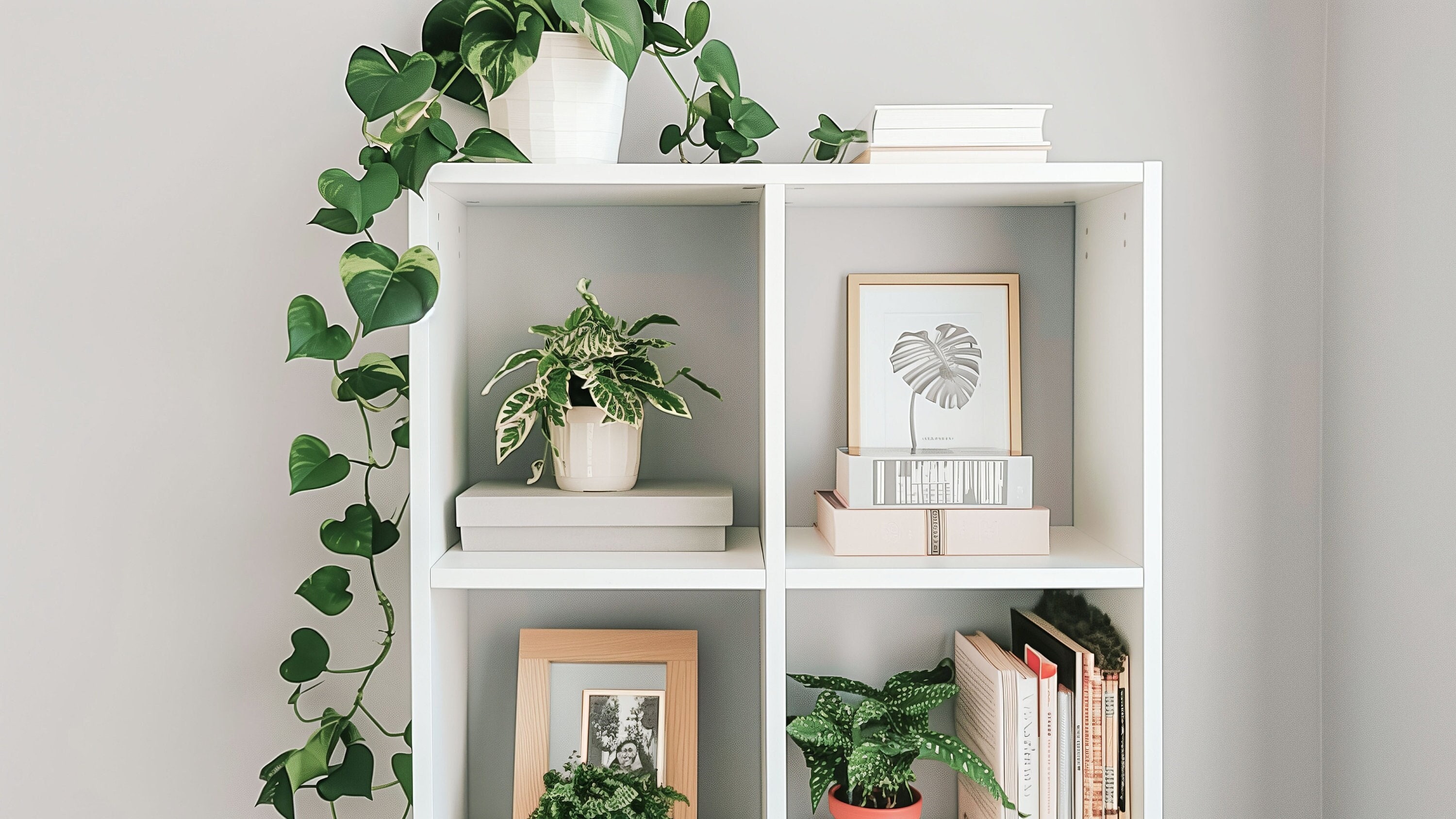 White Bookshelf Zoom Background Office Home Office Virtual Background ...