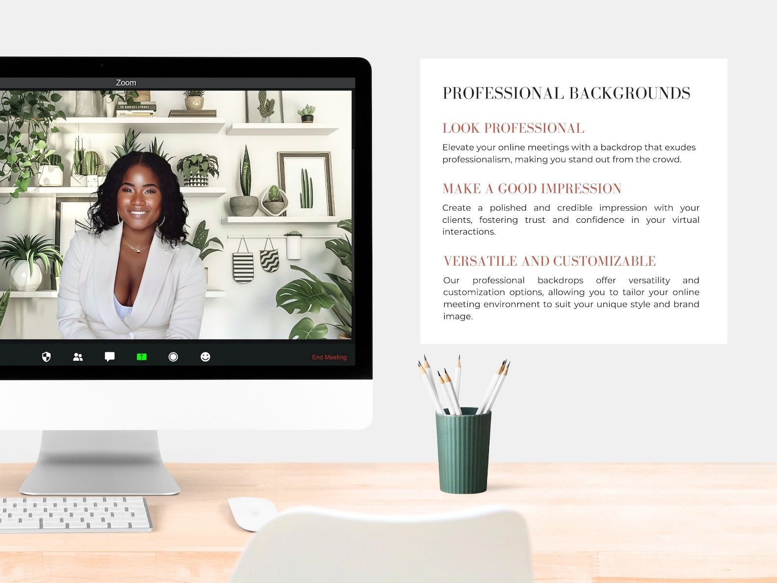 12 Professional Zoom Backgrounds Virtual Office Backdrops Virtual ...