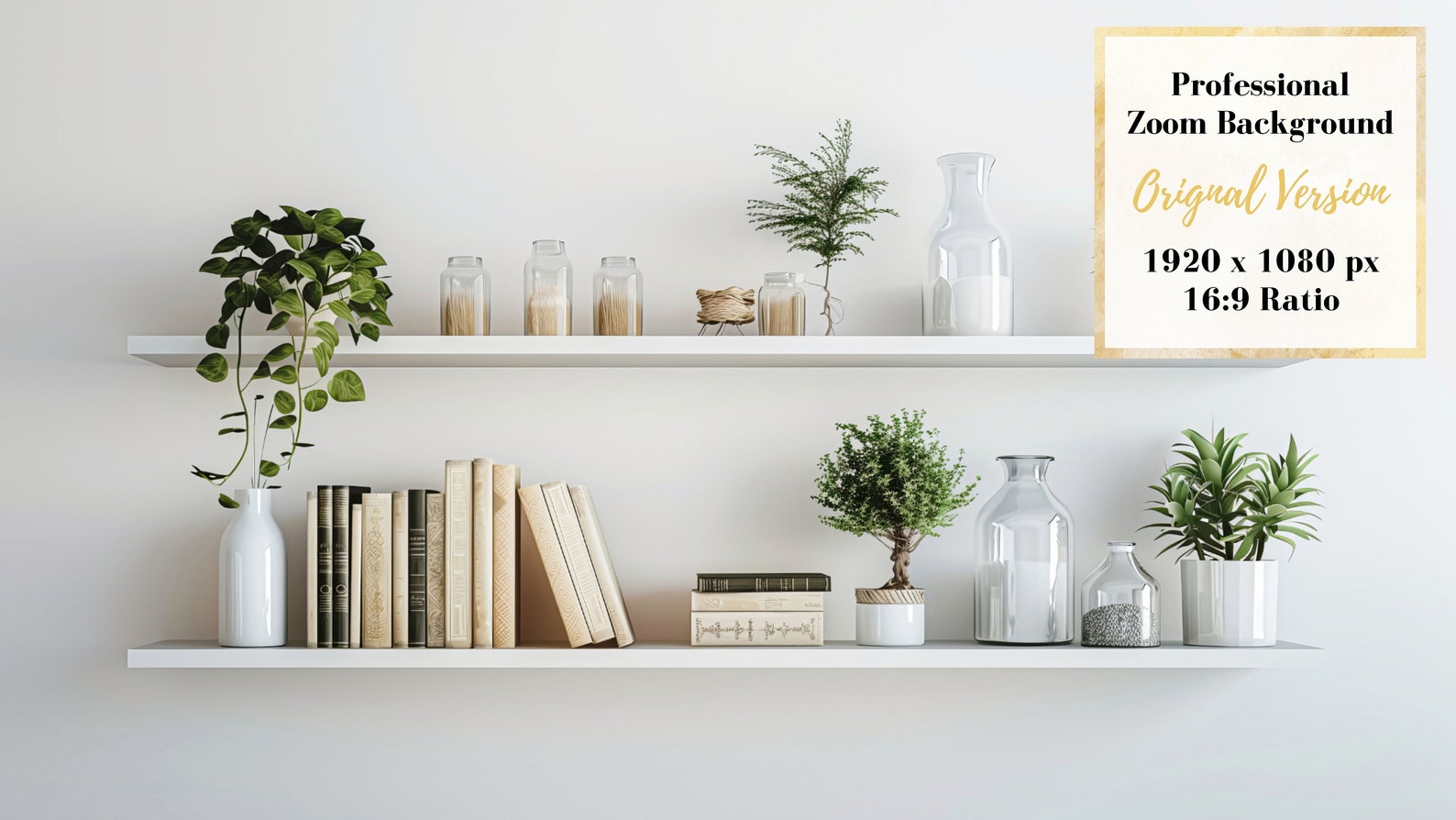 White Zoom Background Office Background Zoom Modern Home Office ...