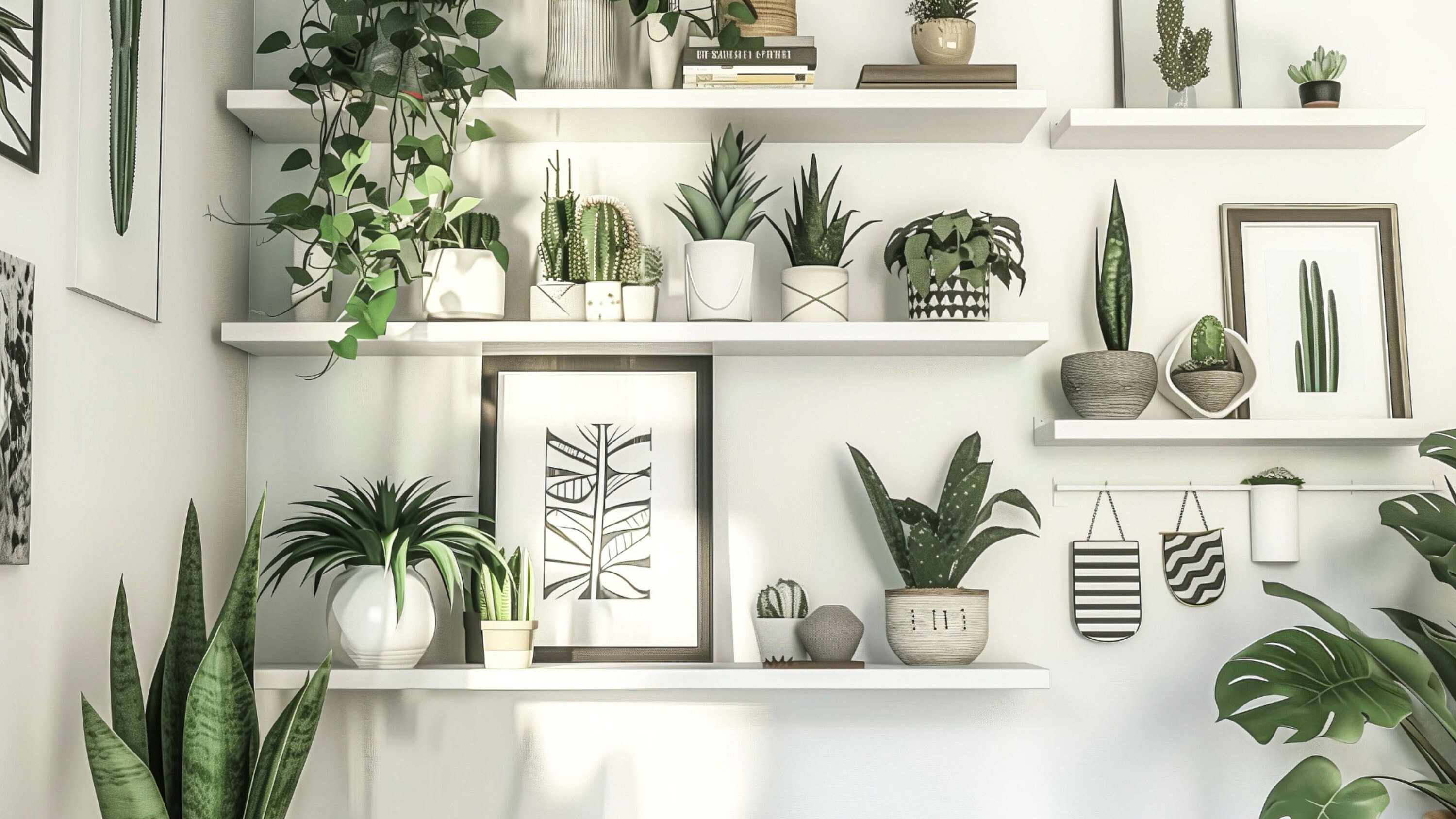 Plant Lover Zoom Background Office Blurred White Zoom Background Home ...