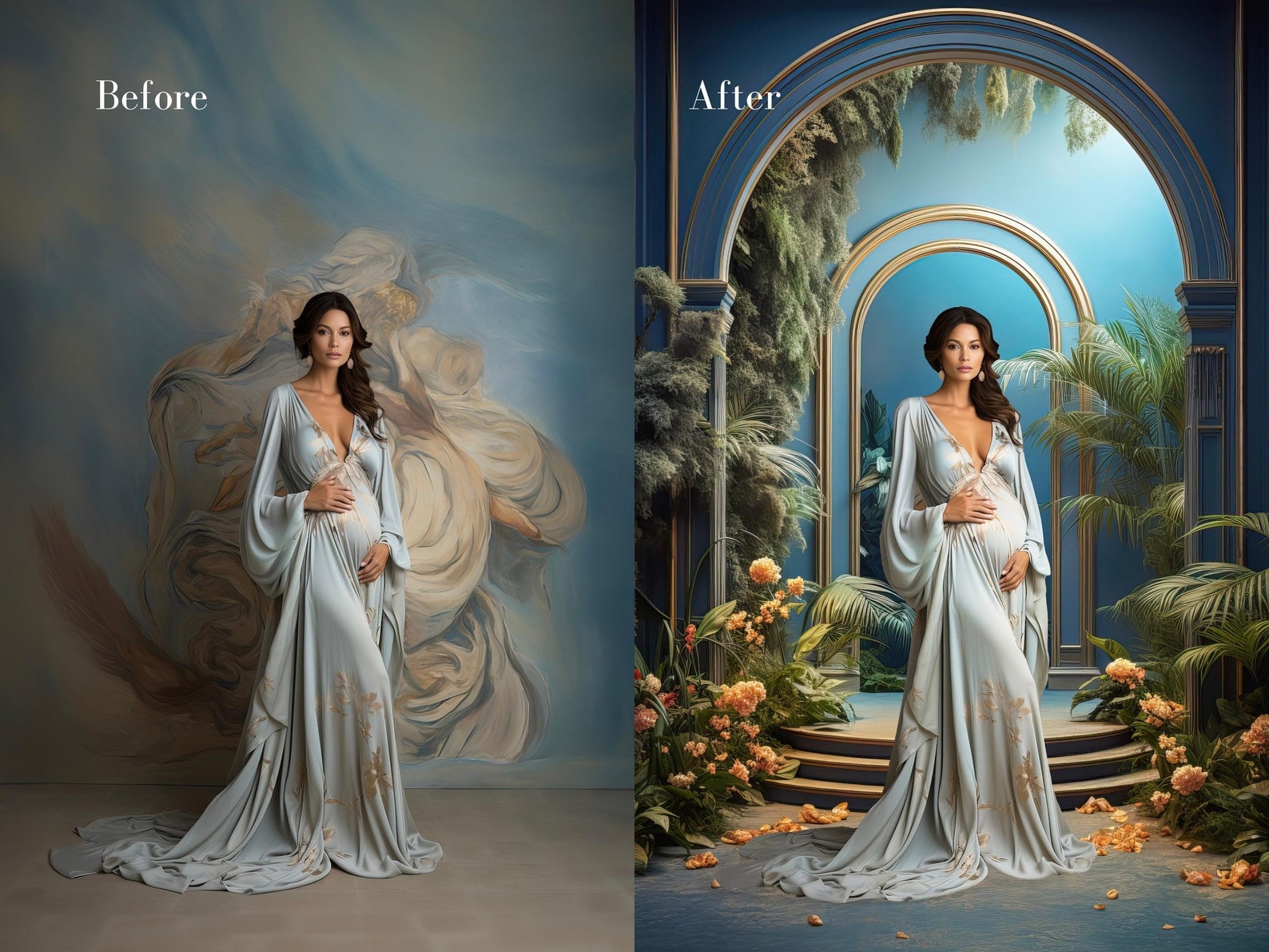 Digital Backdrop Arches Digital Backdrop Overlays Maternity Digital ...