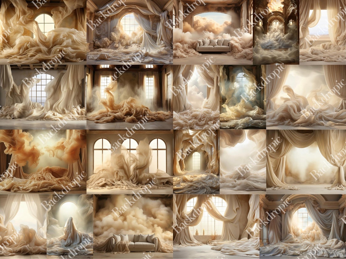 Beige Fabric Backdrop Digital Backdrop Overlays Maternity Digital ...