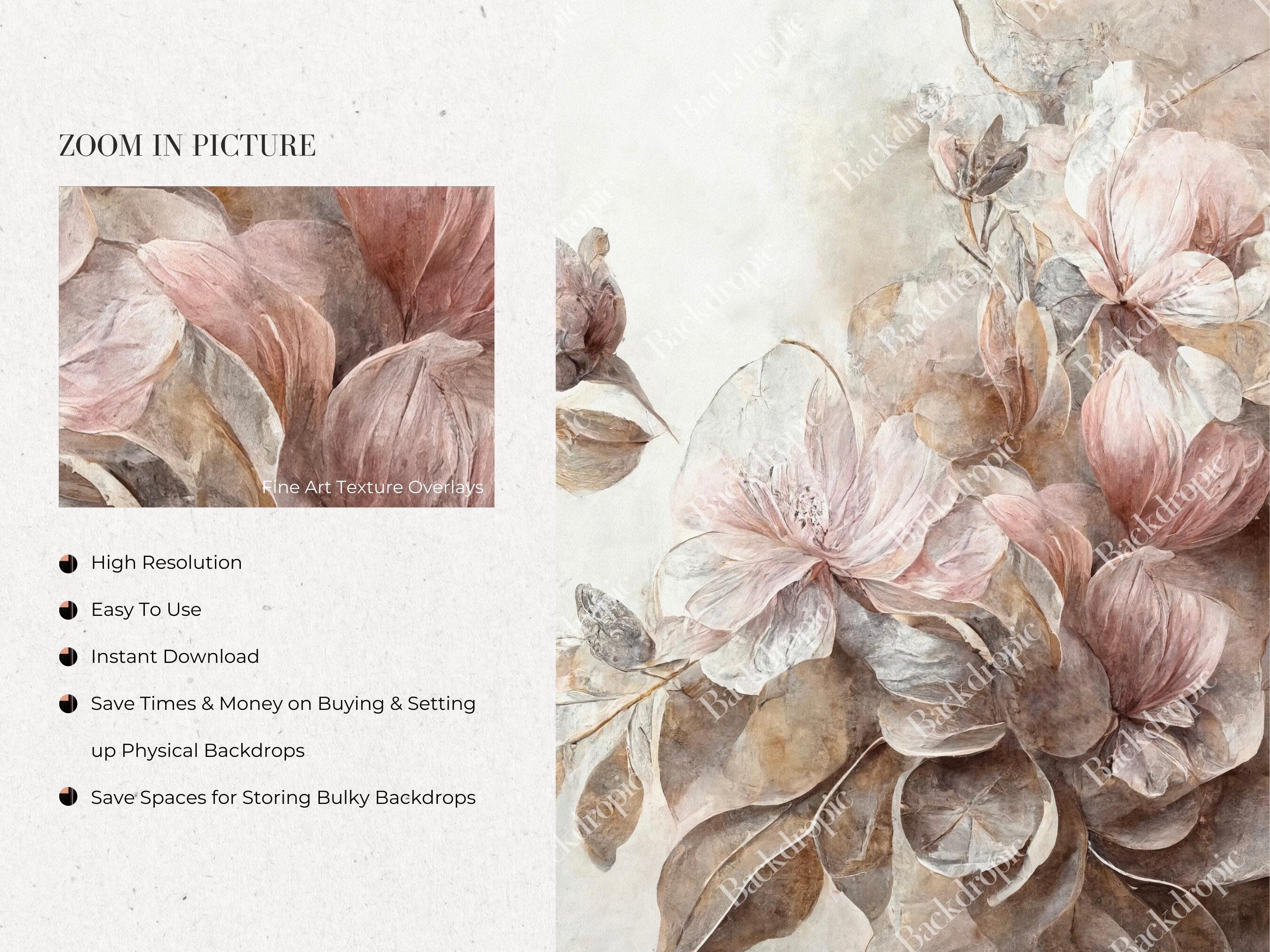 10 Floral Digital Backdrop Overlays Maternity Digital Overlay Maternity ...