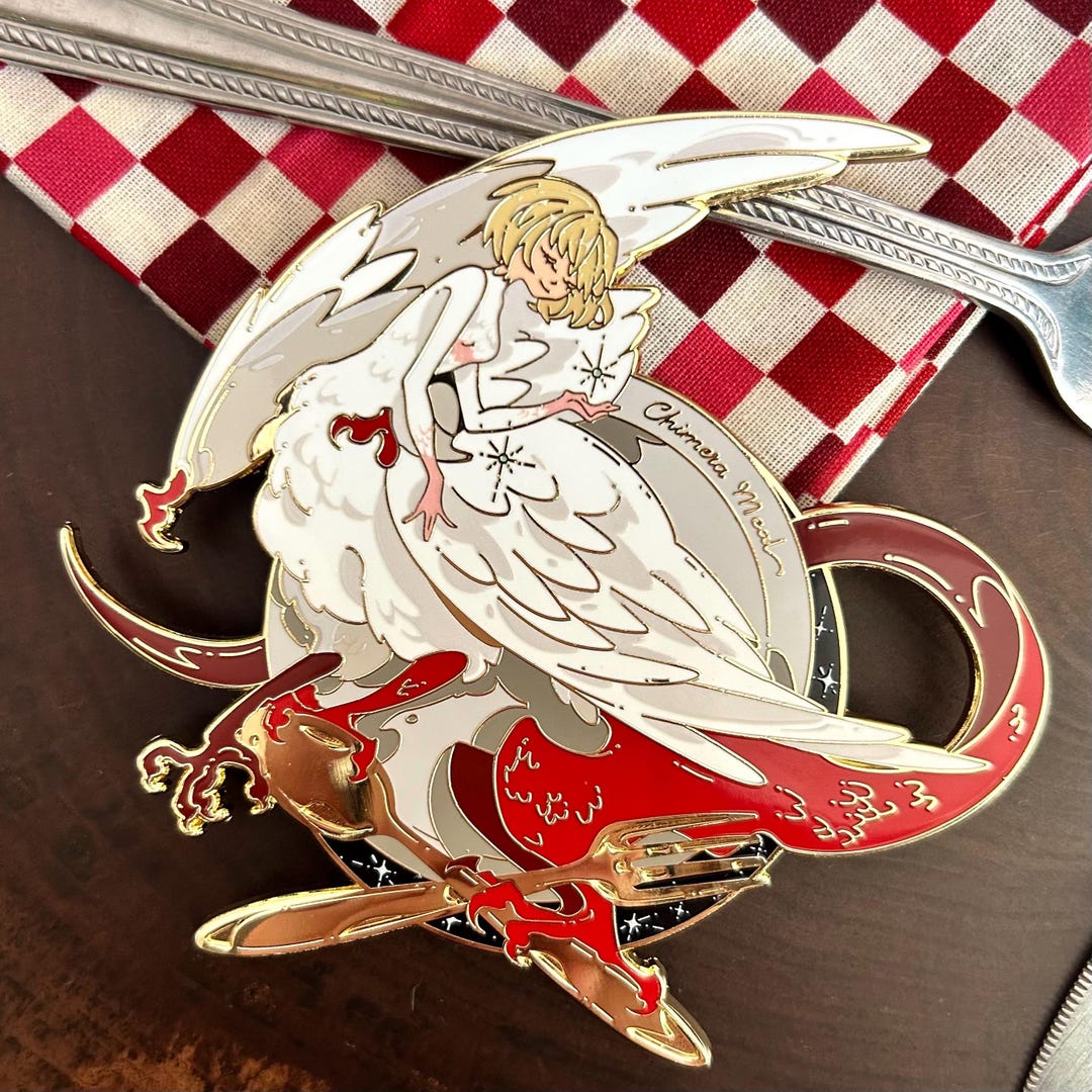 Chimera Meal Falin - Dungeon Meshi Enamel Pin - Etsy