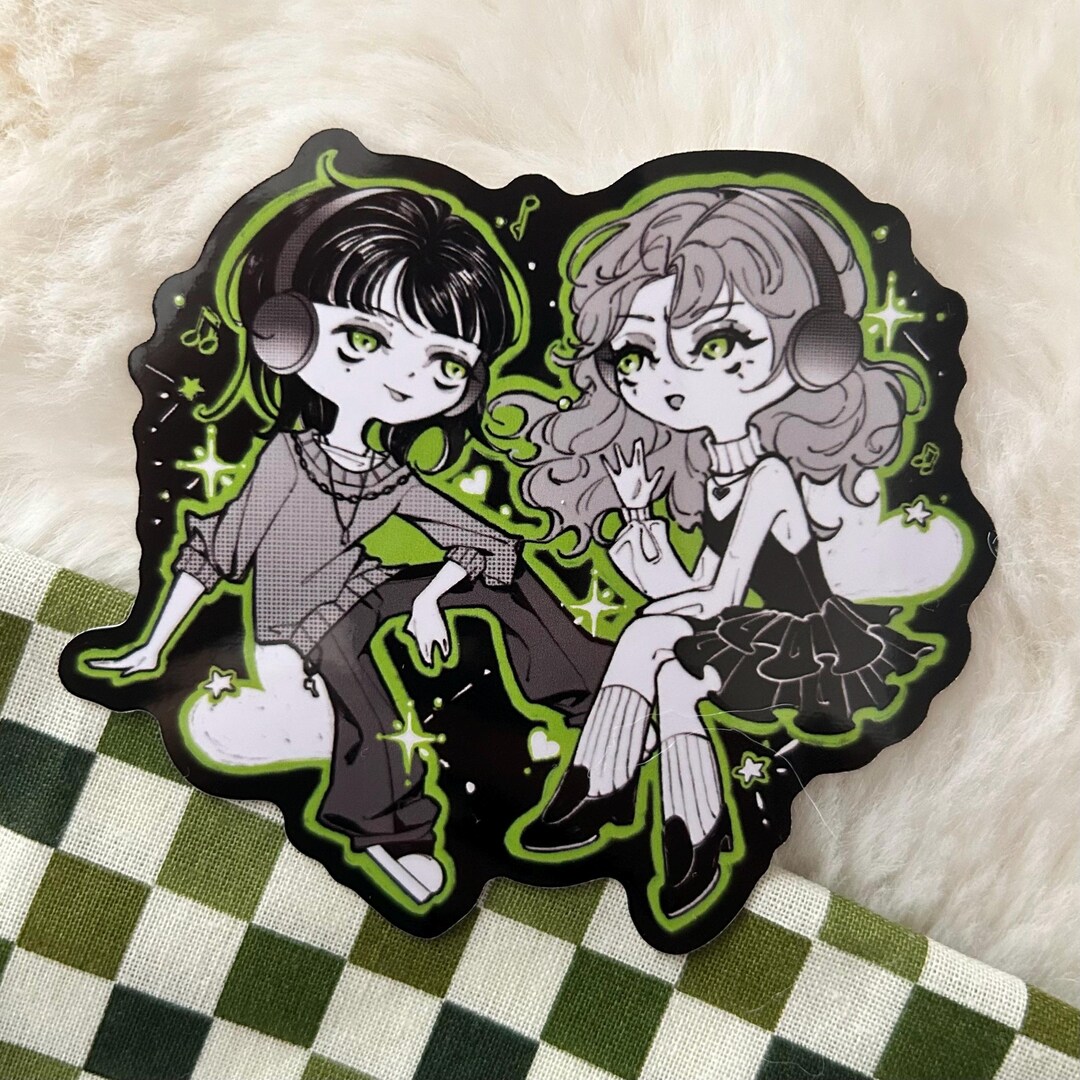 Green Yuri - Mitsuaya - Vinyl Sticker - Etsy