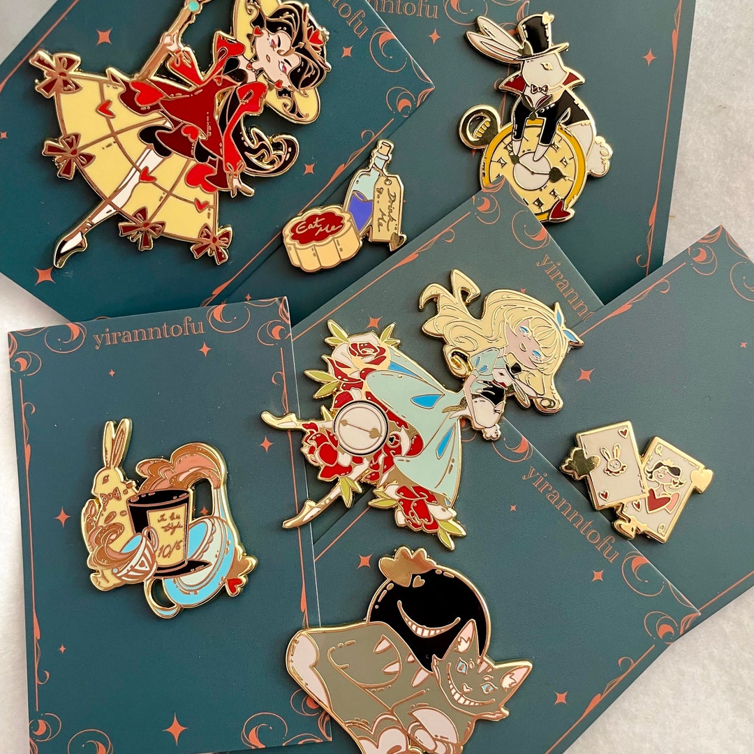 Alice in Wonderland - Original Enamel Pin Collection! - Etsy