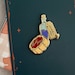 Eat Me and Drink Me Mini Enamel Pin Alice in Wonderland Snack Pin - Etsy