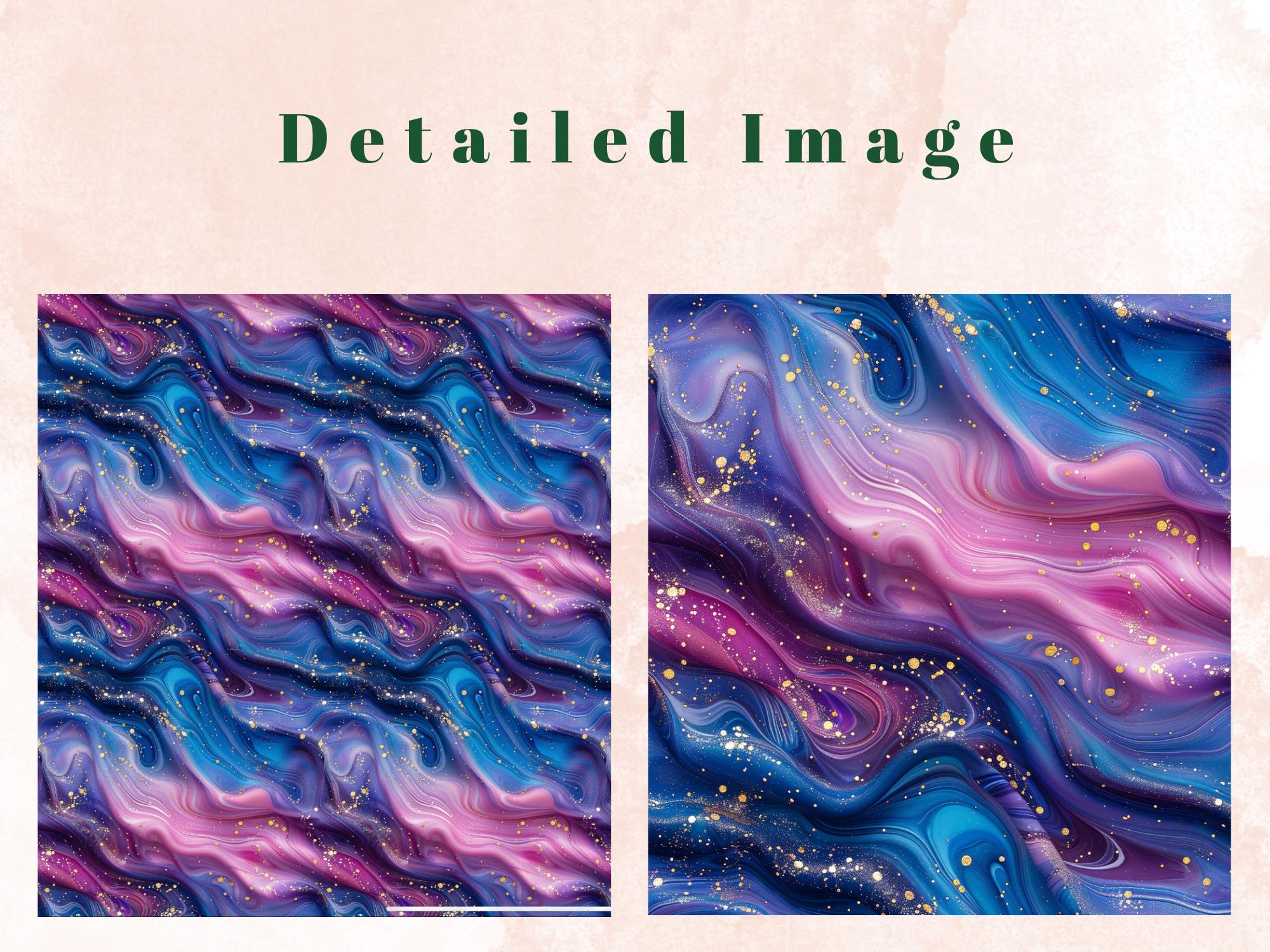 3d Watercolor Galaxy Wavy Seamless Digital Paper, Stardust Pattern ...
