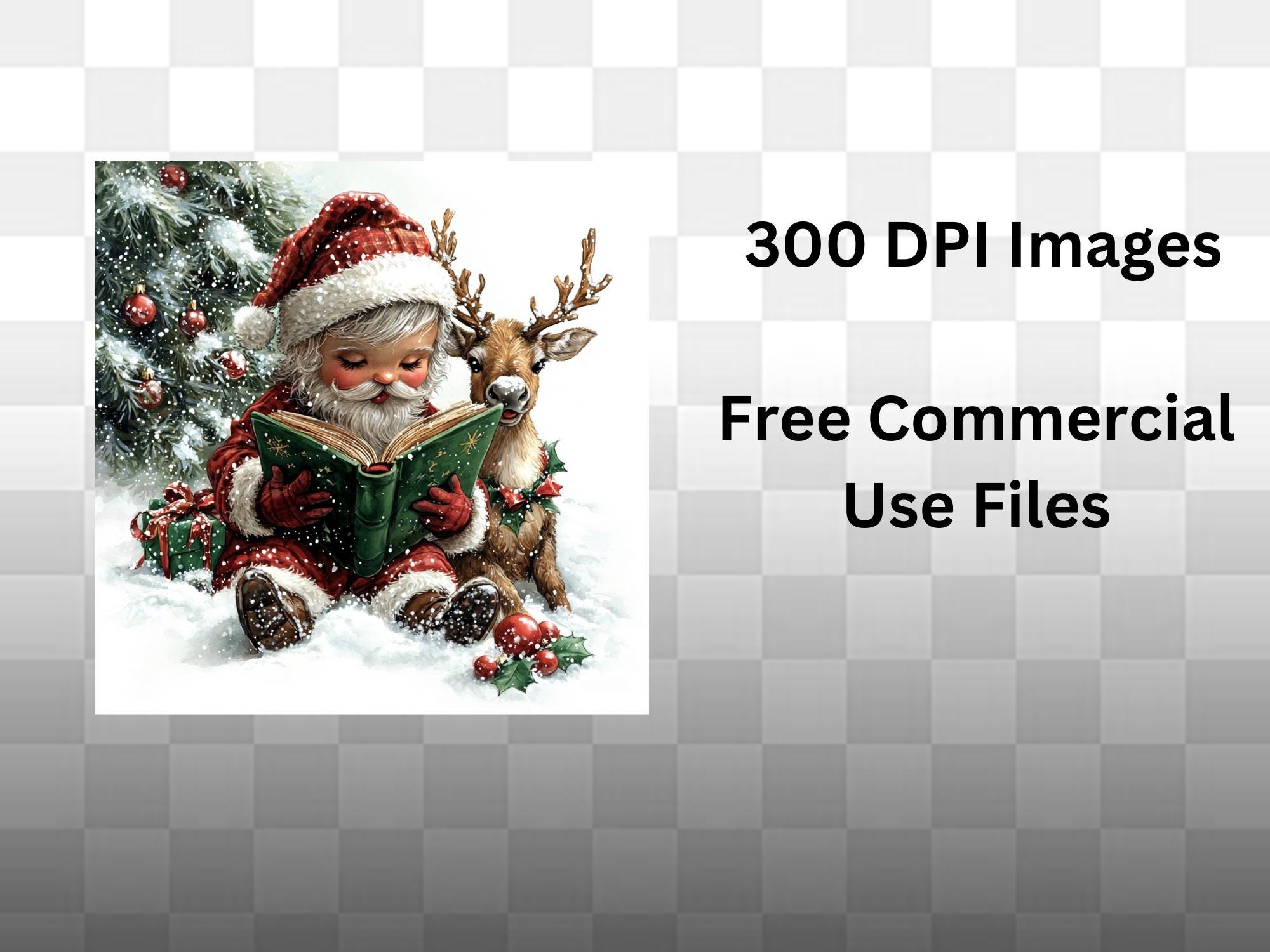 Christmas Elf Boy Reading Scandinavian Christmas Elf & Reindeer Clipart ...
