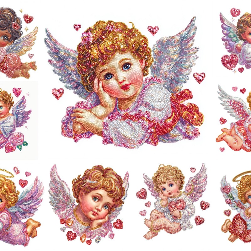 Cupid Watercolor Clipart - Etsy