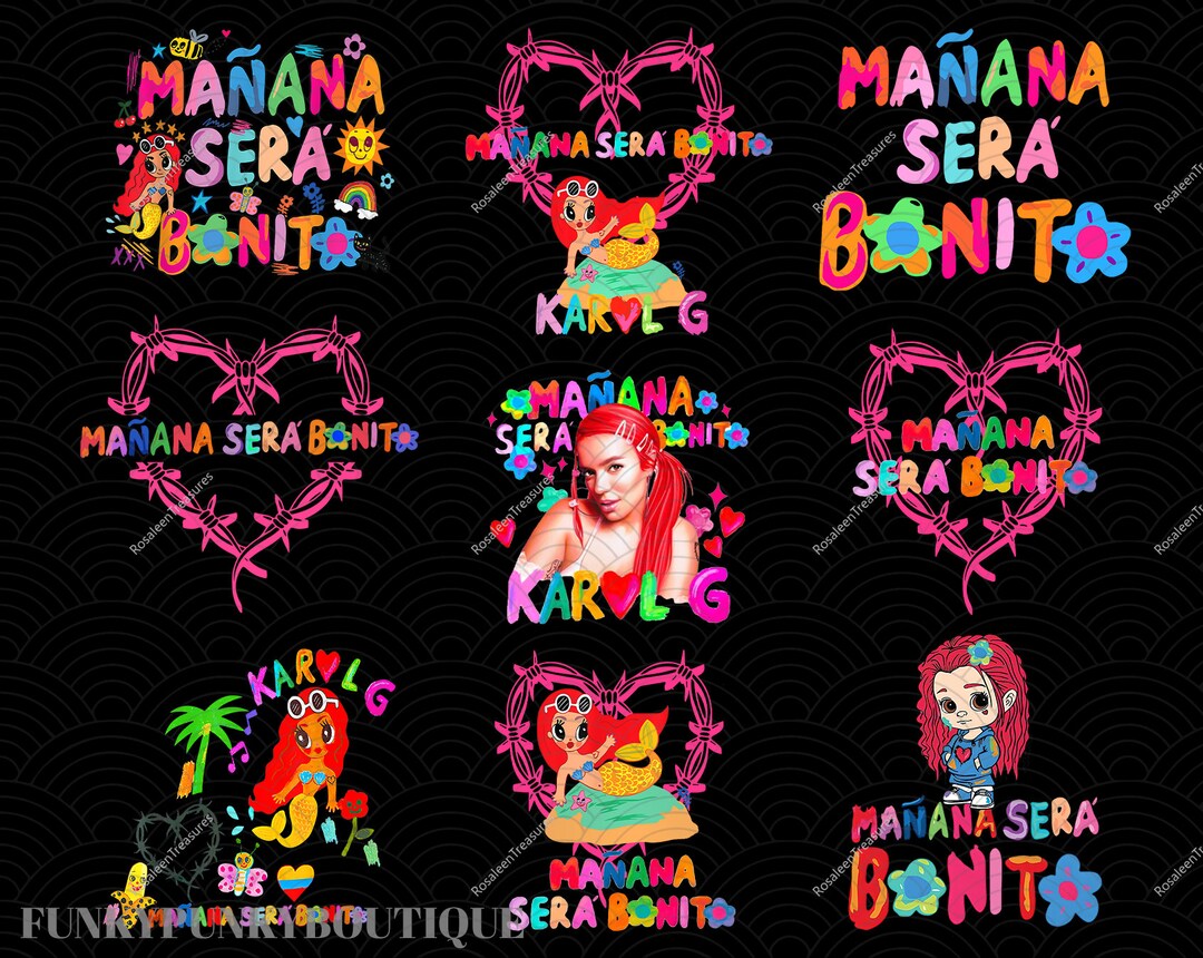 Mañana Será Bonito PNG Bundle, Karol G Png, Funny Karol G Gift, Manana ...