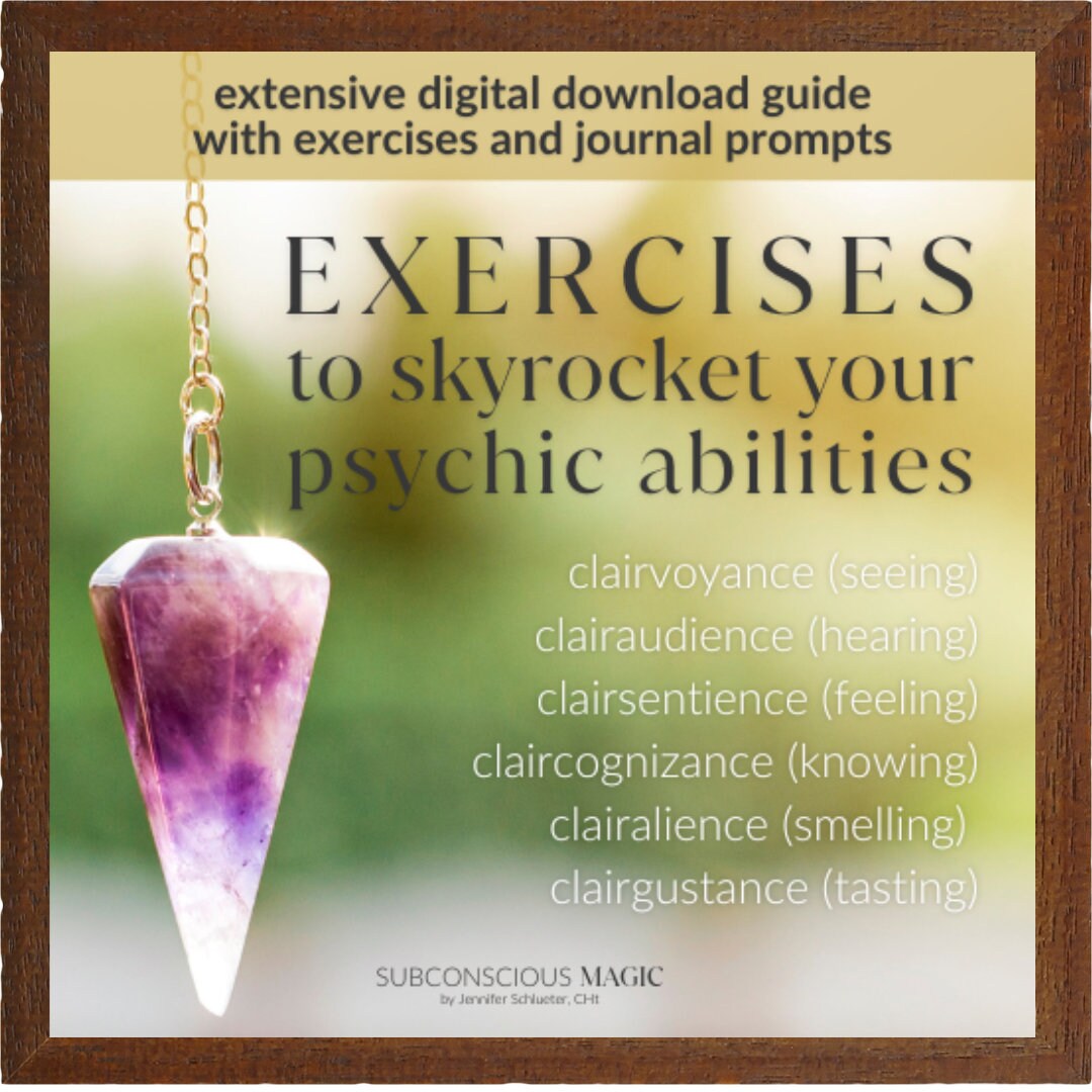 Exercises to Skyrocket Your Psychic Abilities - Etsy