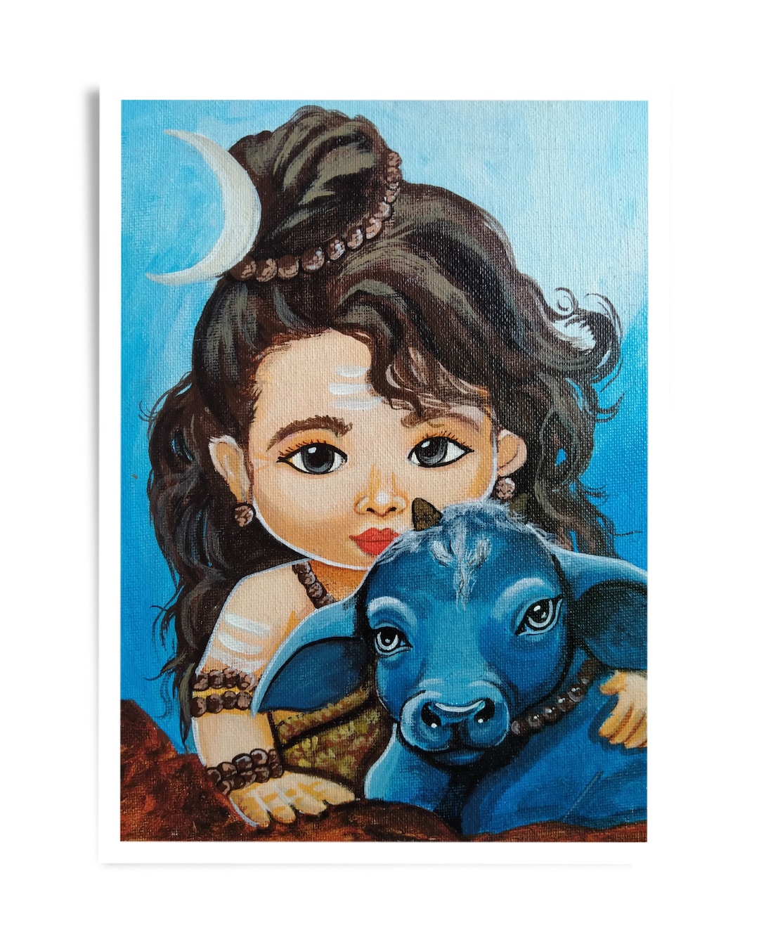 Bal Shiva Painting - Etsy