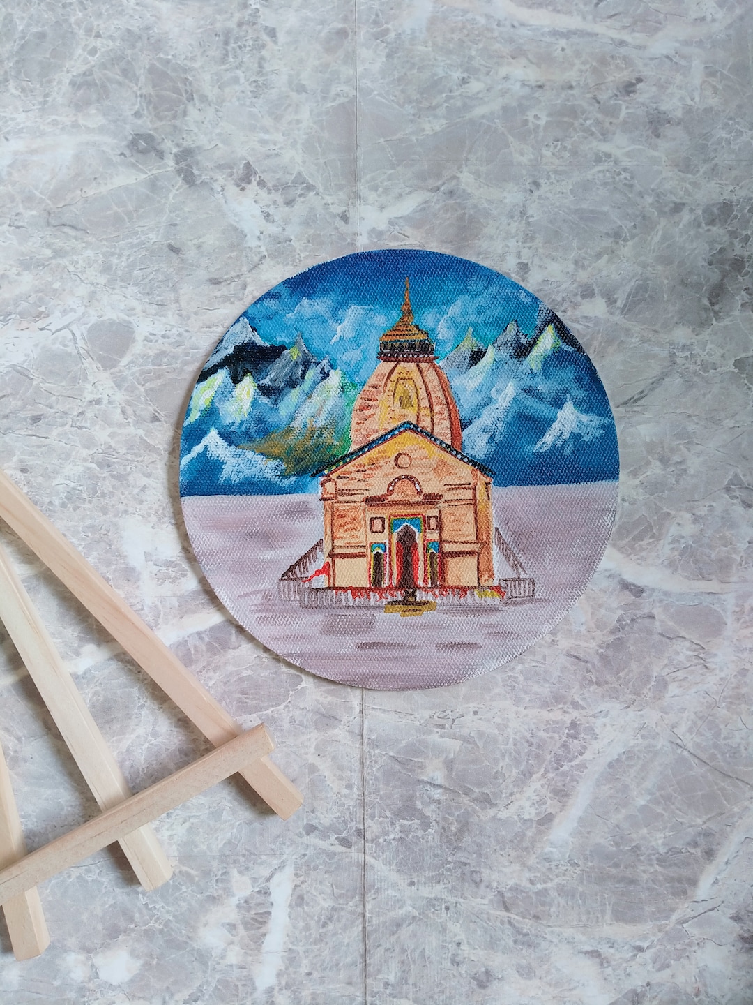 KEDARNATH PAINTING - Etsy