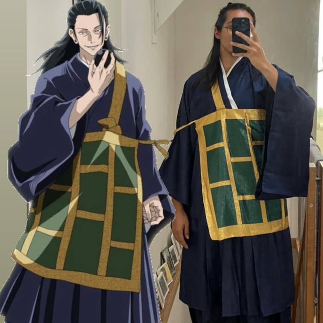 Jujutsu Kaisen Geto Suguru Cosplay Costume, Anime Japanese Kimono ...
