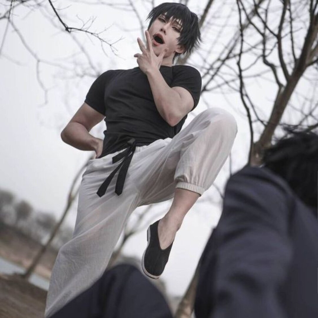 Toji Fushiguro Cosplay Jujutsu Kaisen Outfit Gakuran Gojo - Etsy UK