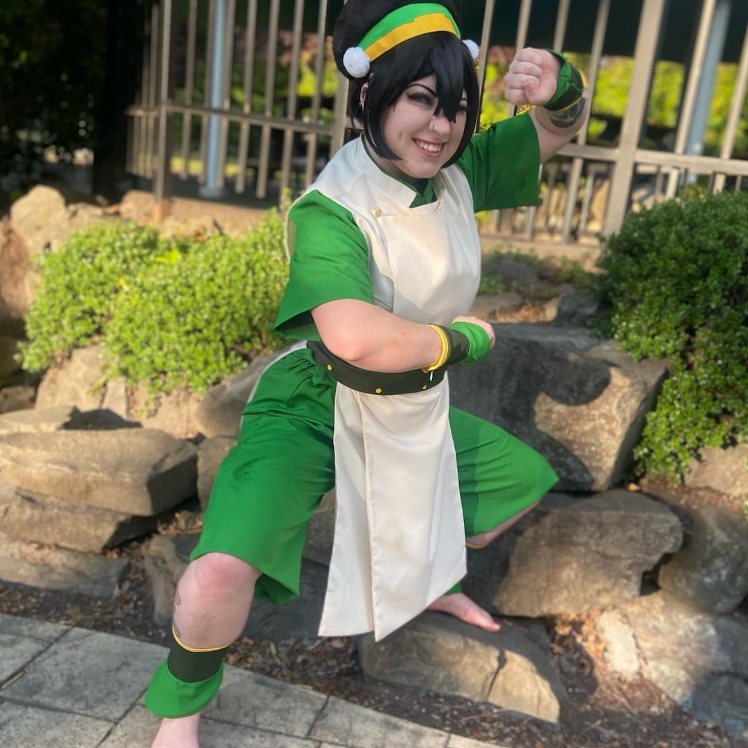 Anime Inspired the Blind Bandit Cosplay Outfit , Authentic Toph Costume ...