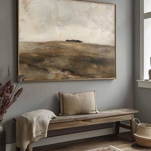 Original Landscape Painting – Tranquil Nature Wall Art, Hand-painted ...