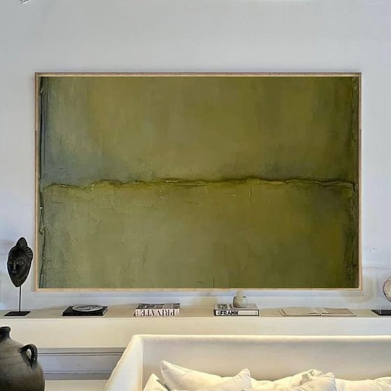 Green Abstract Art - Etsy