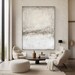 Neutral Color in Minimalist Art White & Beige Painting, Original ...