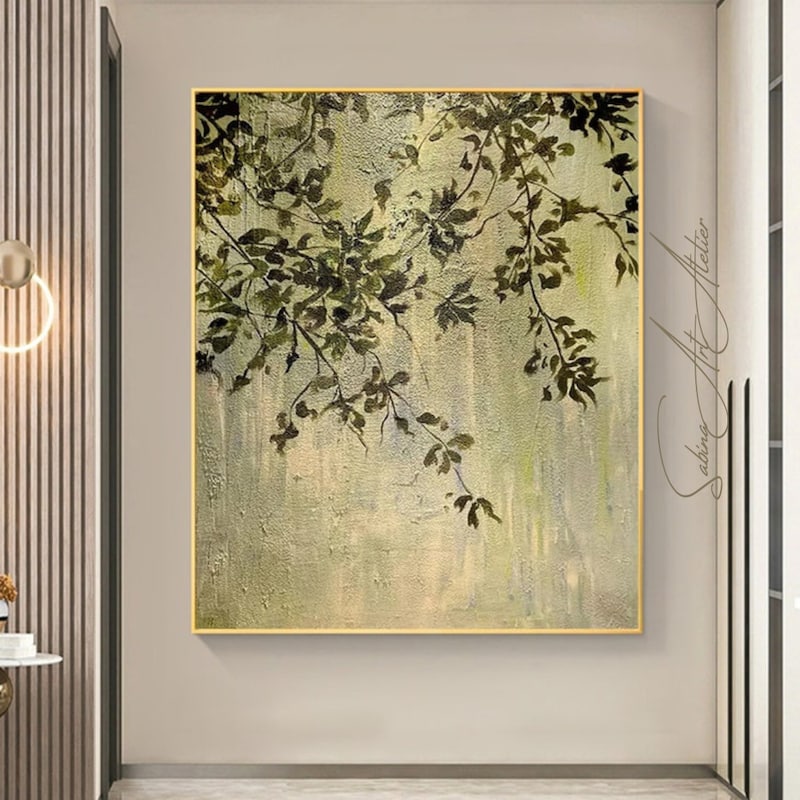 Abstract Leaf Art - Etsy