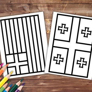 51 Flags of European Countries Coloring Book, Europe Flag Coloring ...