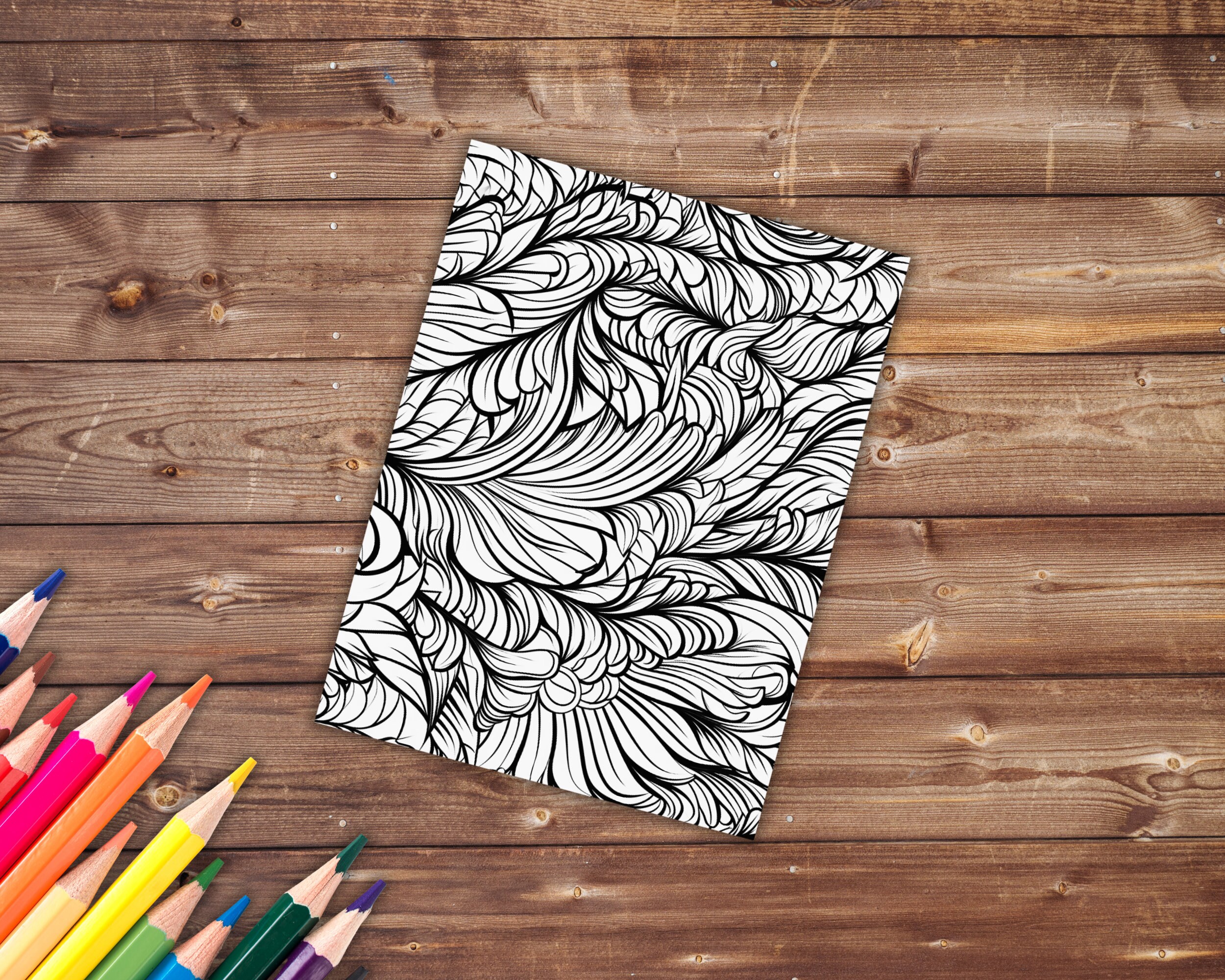 30 Abstract Patterns Coloring Book, Printable Geometric Patterns for ...