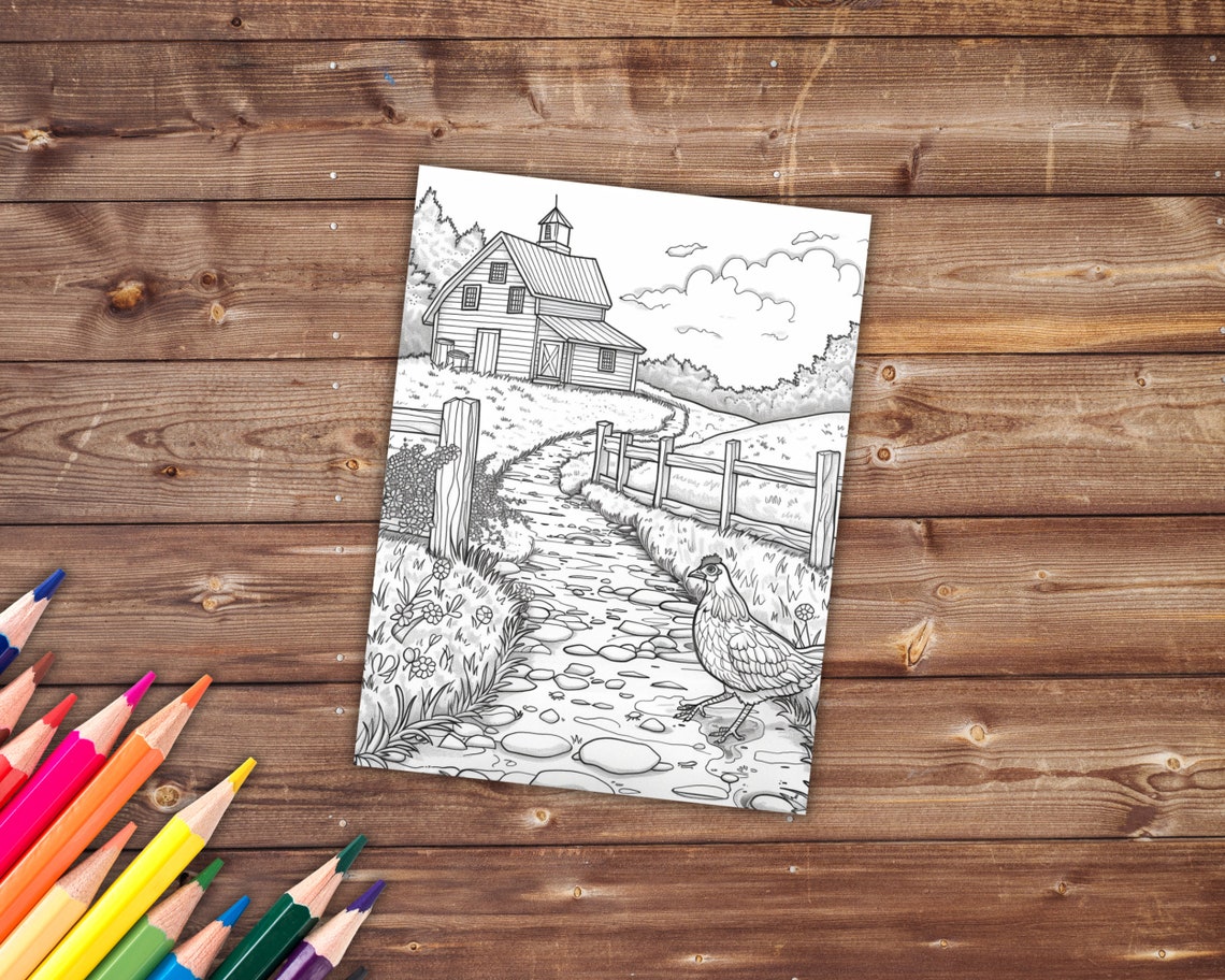30 Spring Time Coloring Book, Grayscale Spring Gardens Coloring Pages ...