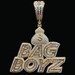 BAG BOYZ With MONEYBAG Diamond Pendant Baguette & Round Cut - Etsy