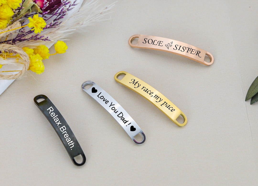 Custom Running Shoe Tags,shoe Tag ID for Runners & Cyclists,metal Shoe ...