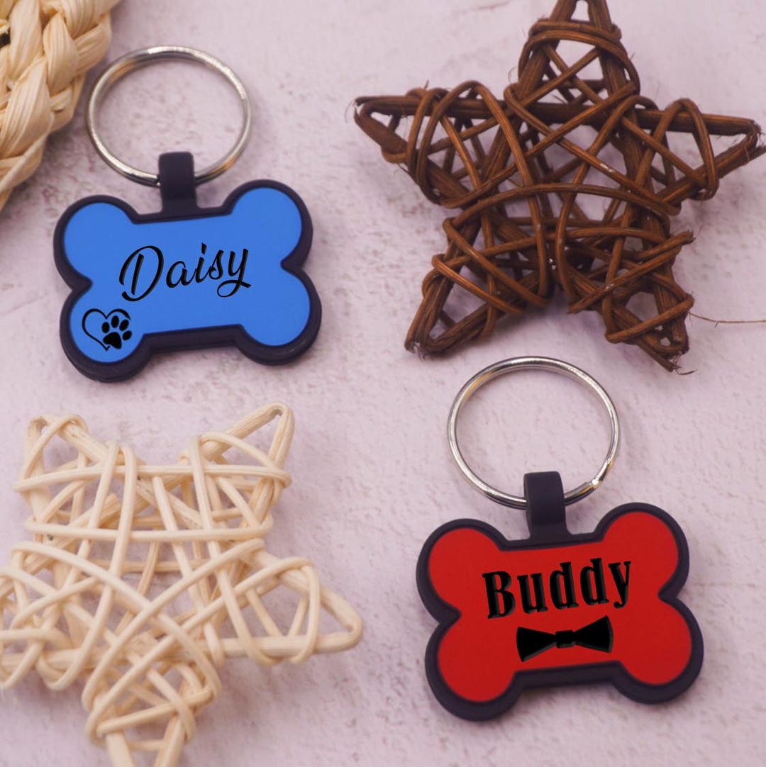 Silicone Bone Dog Tag,personalized Pet Tag,dog Tag,rubber Dog Tag ...
