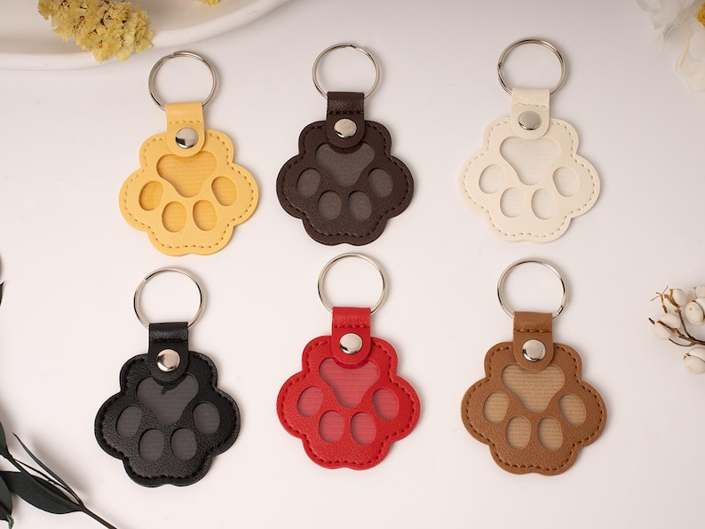 Pet Fur Memorial Keychain-personalized Pet Hair Keepsake Key Ring ...
