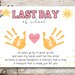 Last Day of School Handprint Craft Printable | Graduation Craft ...