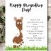 Groundhog Day Footprint Printable Groundhog Footprint Template ...