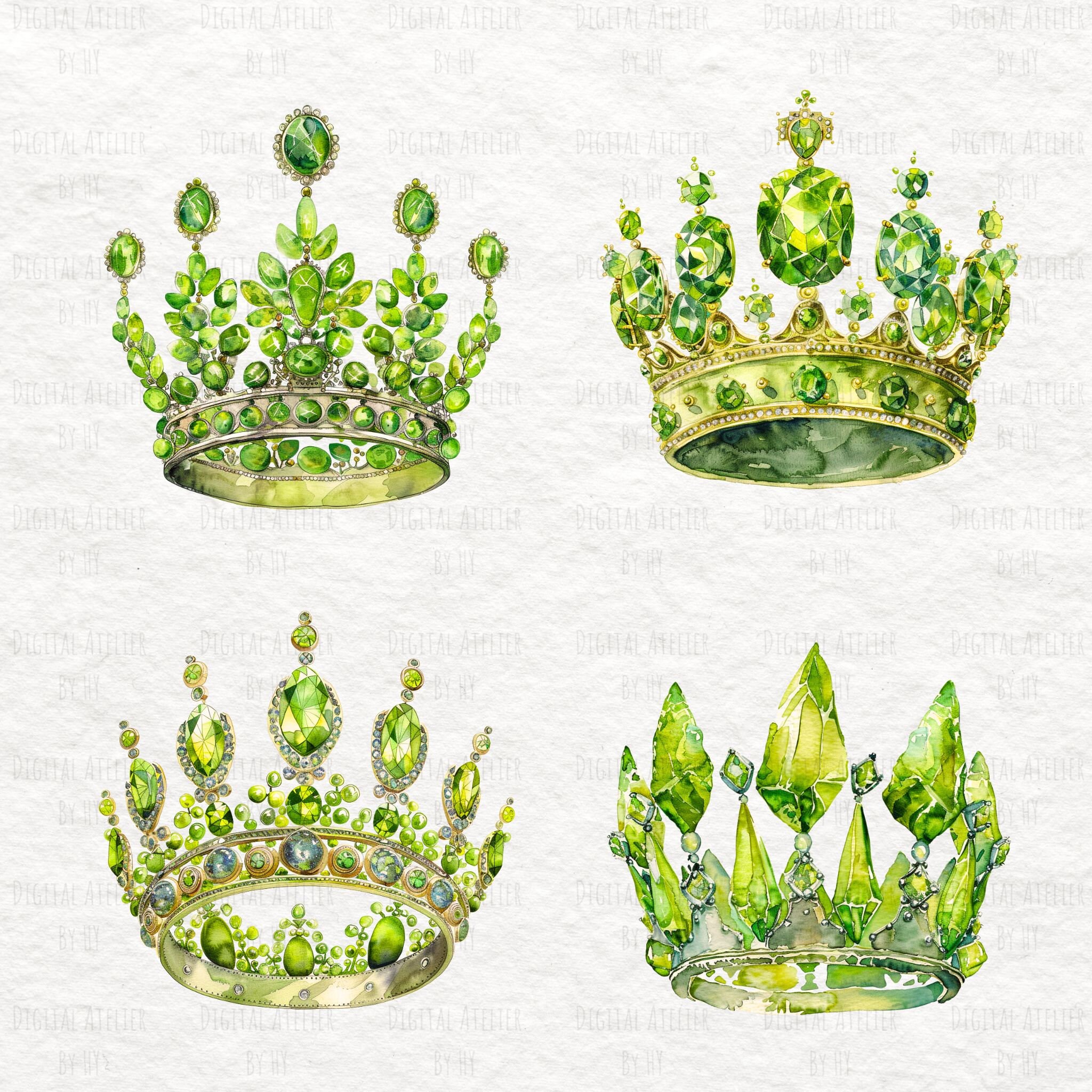 Birthstone Clipart. August Peridot. PNG. Digital Download. - Etsy
