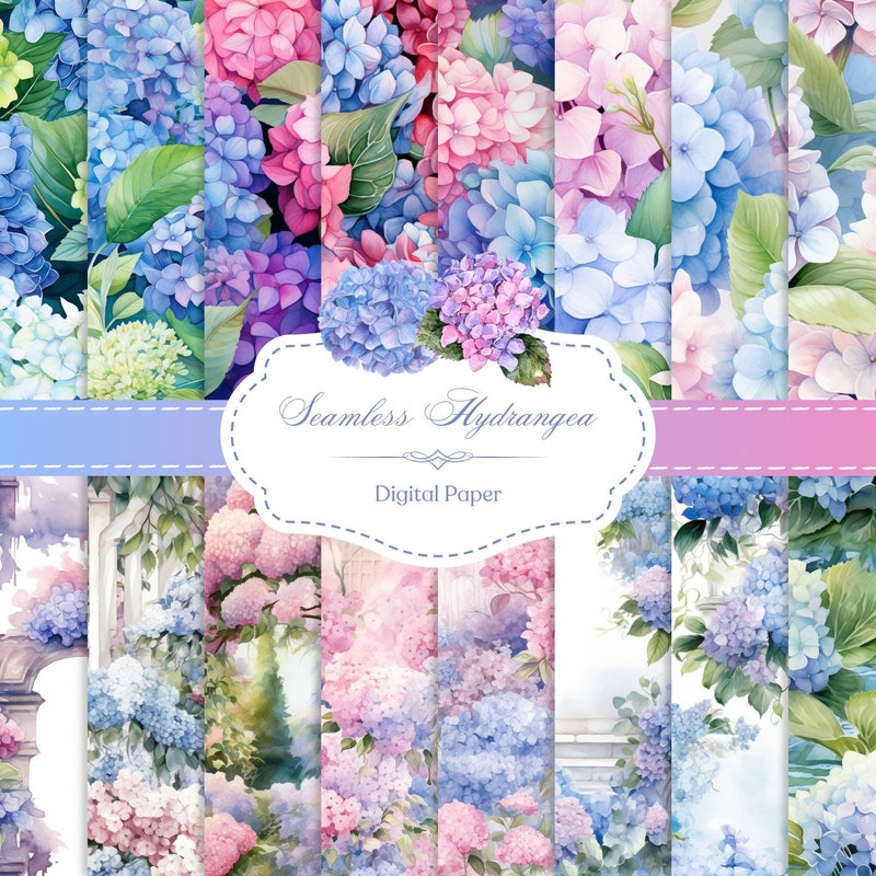 Paper Hydrangea - Etsy