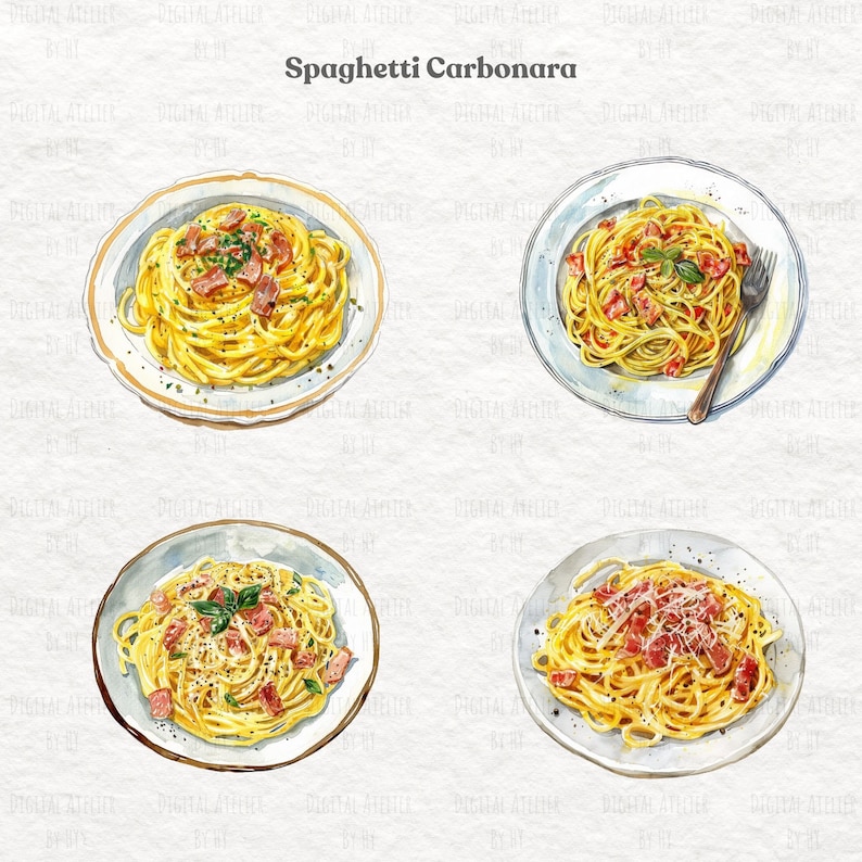 Pasta Clipart. PNG. Italian Food. Digital Download. - Etsy