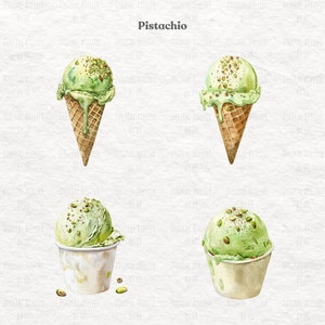Gelato Ice Cream Clipart. PNG. Italian Food. Digital Download. - Etsy