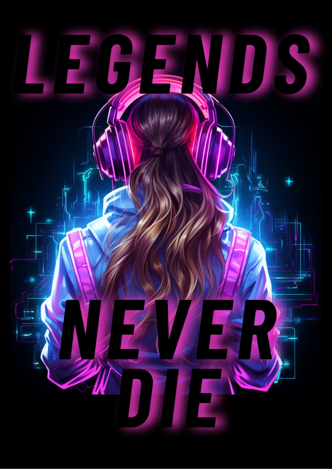 Gamer Wall Art Print Gamer Poster Gift for Gamers Legends - Etsy