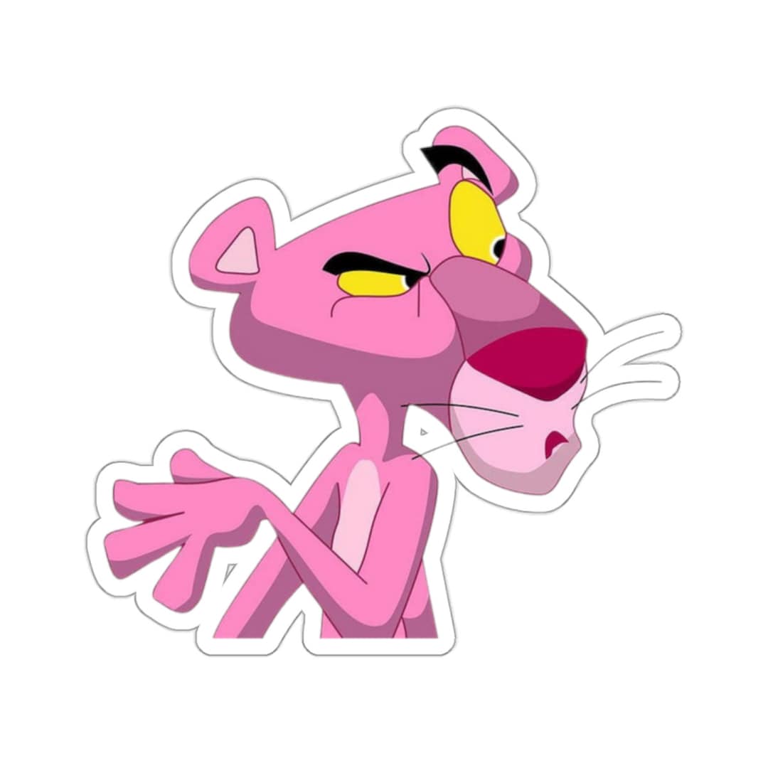Sticker | Pink Panther Sticker - Etsy