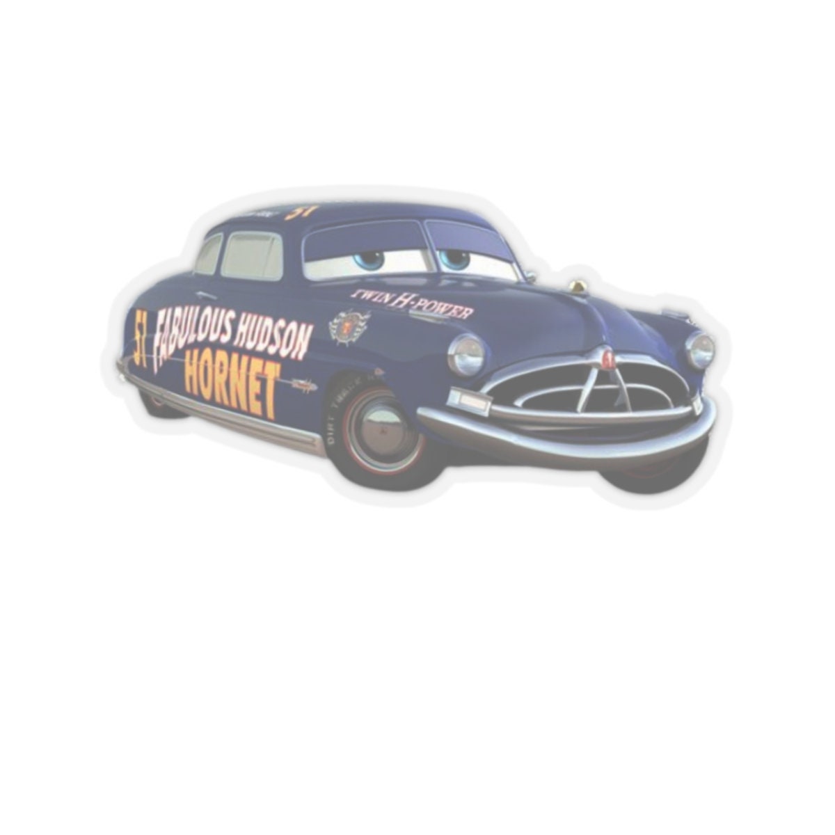 Doc Hudson Sticker | Cars Sticker | Decal - Etsy