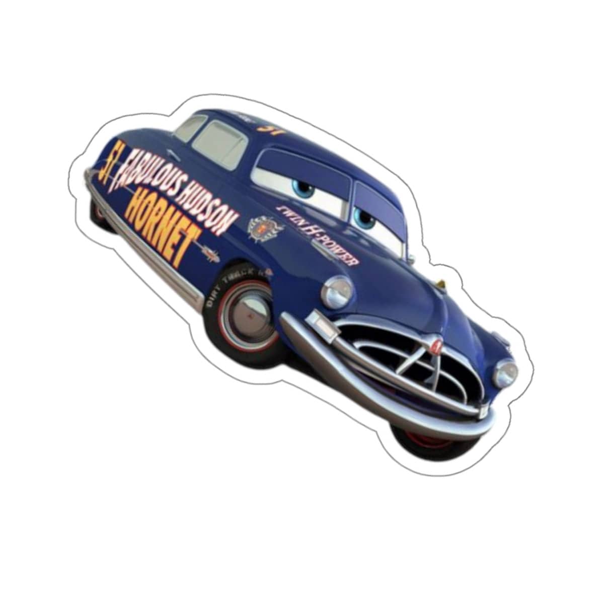 Doc Hudson Sticker | Cars Sticker | Decal - Etsy